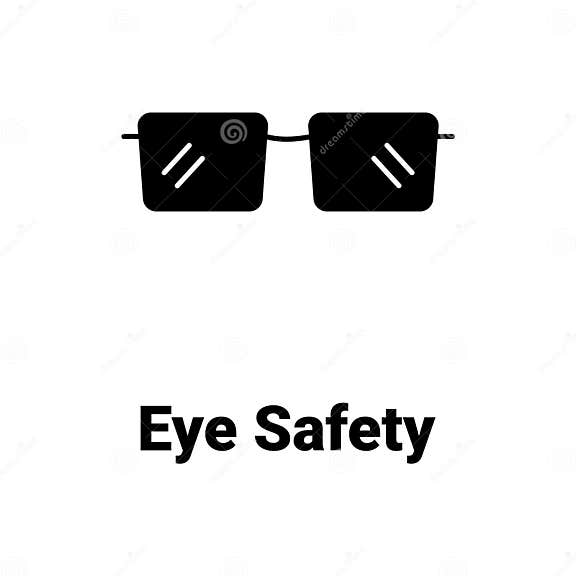 Eye Protection Vector Icon Easily Modify. Stock Vector - Illustration ...