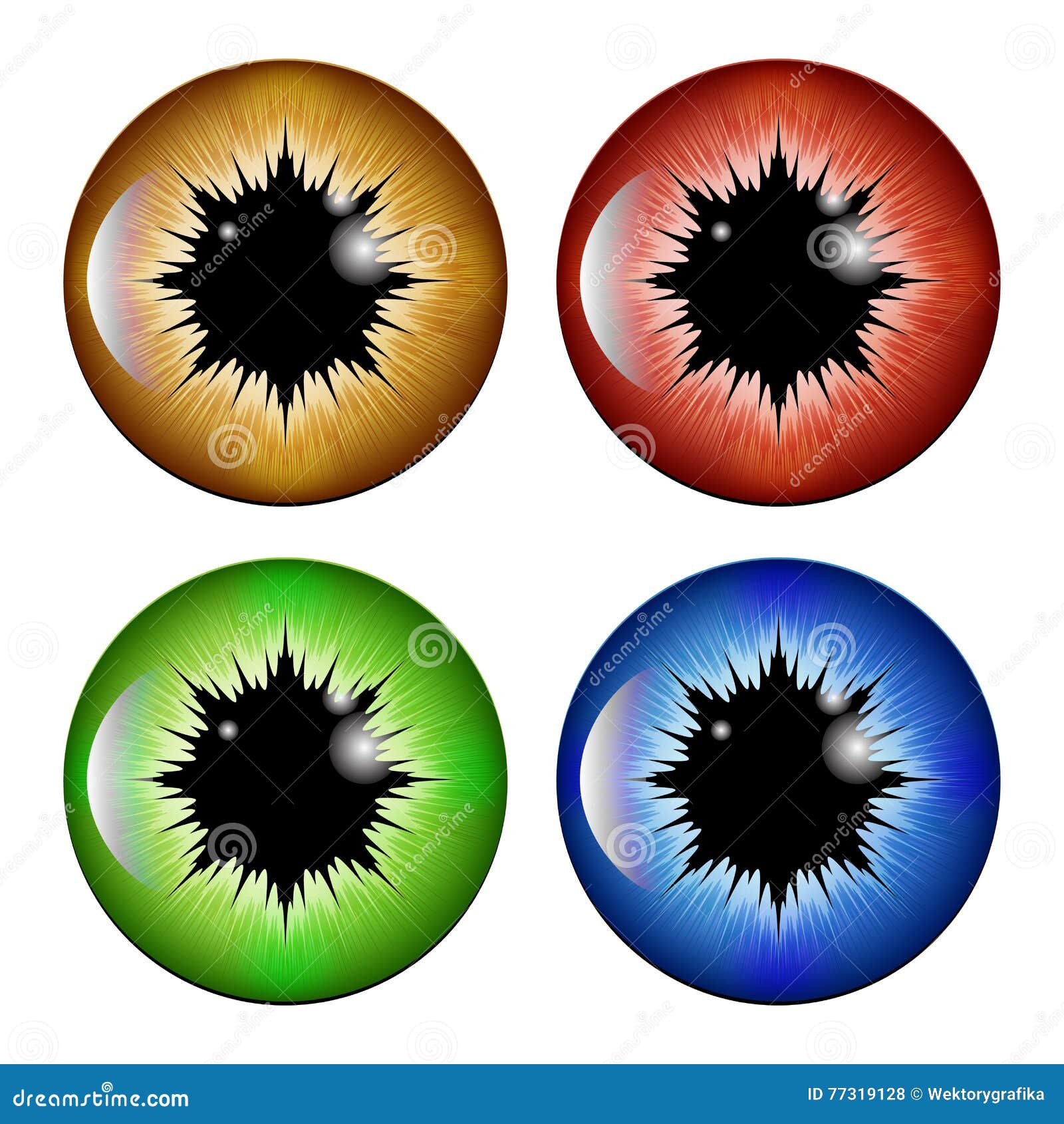 Eye, Pupil, Iris, Vector Symbol Icon Design. Stock Vector ...