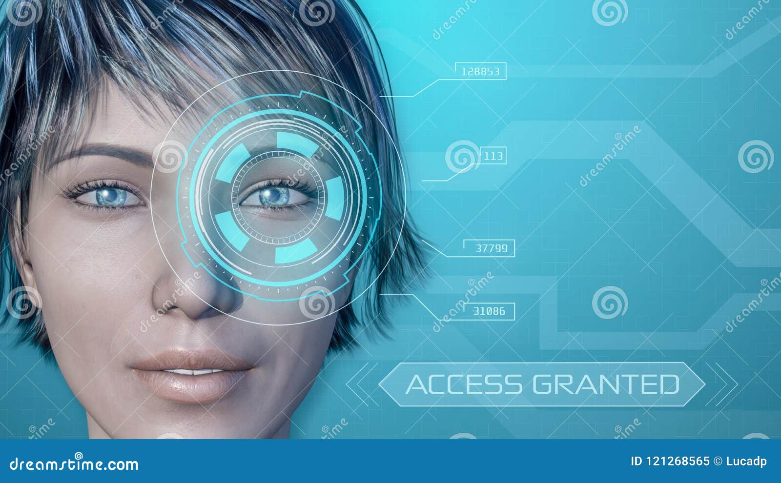 Futuristic Cad Software Interface Royalty-Free Stock Photography ...