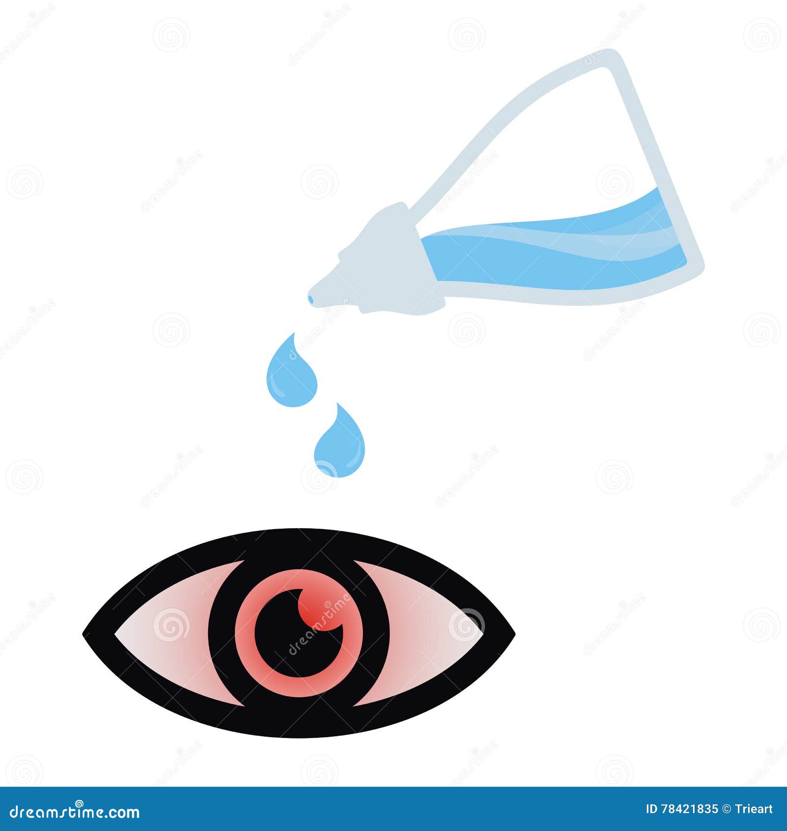 Eye Redness Medicine Stock Illustrations – 408 Eye Redness Medicine ...