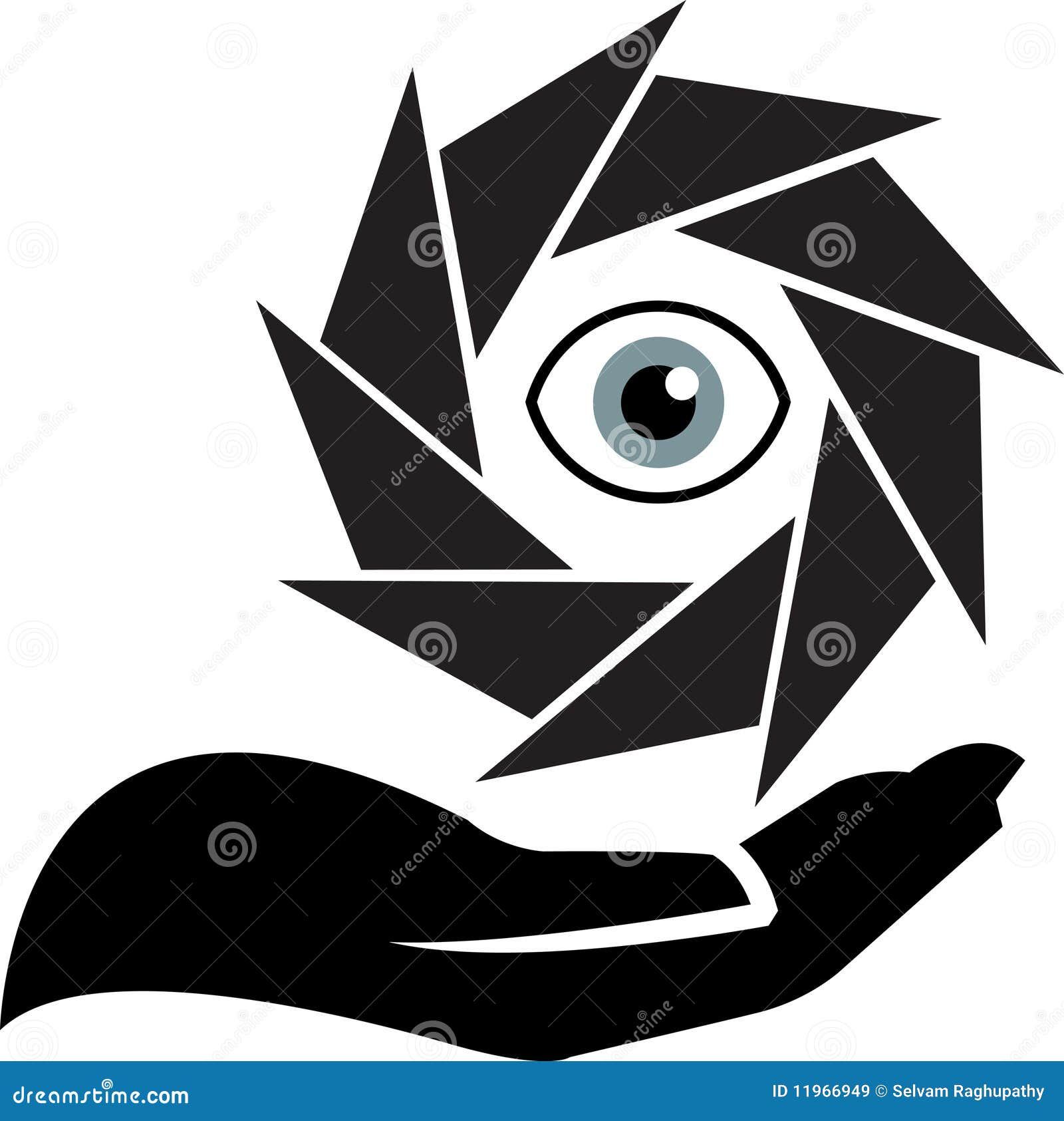 Eye safety stock vector. Illustration of eyeball, lighting - 11966949