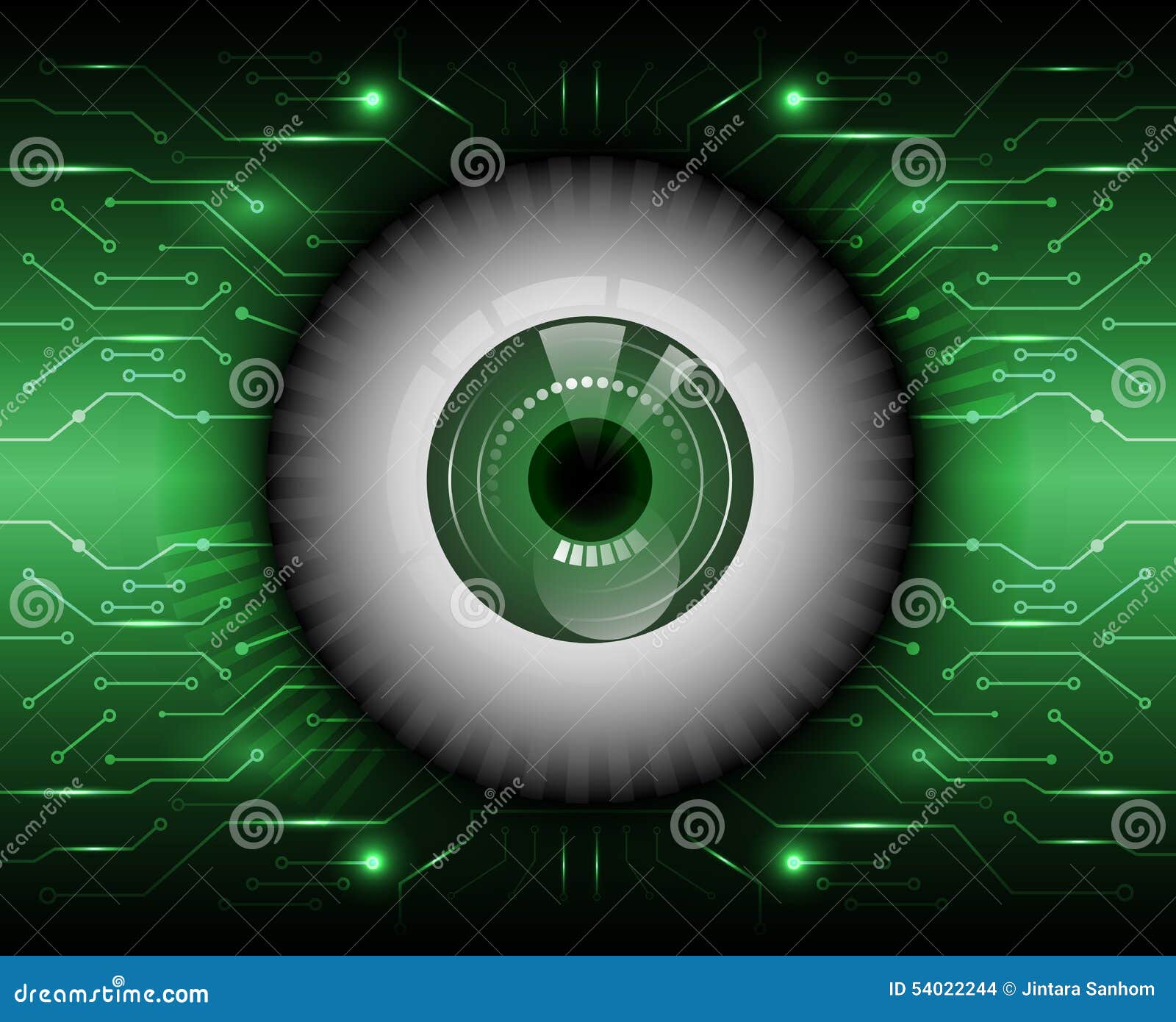 Eye Security Abstract Vector Background Stock Vector - Illustration of ...