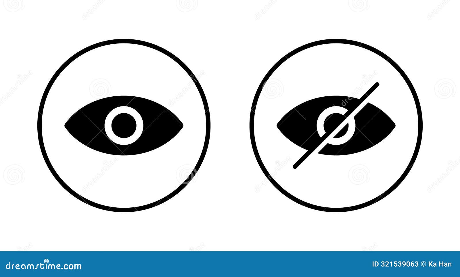 Eye and Sensitive Content Icon on Circle Line. Visible and Invisible ... Eye and Sensitive Content Icon on Circle Line. Visible and Invisible ...