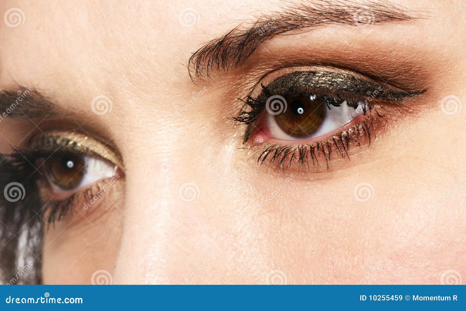 Eye shadow stock image. Image of eyeball, face, eyesight - 10255459