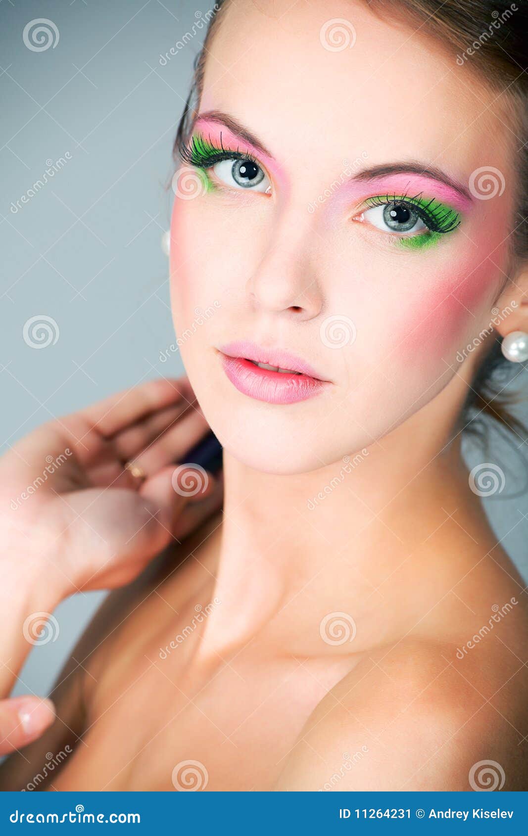 Eye shadow stock image. Image of natural, happy, cosmetics - 11264231