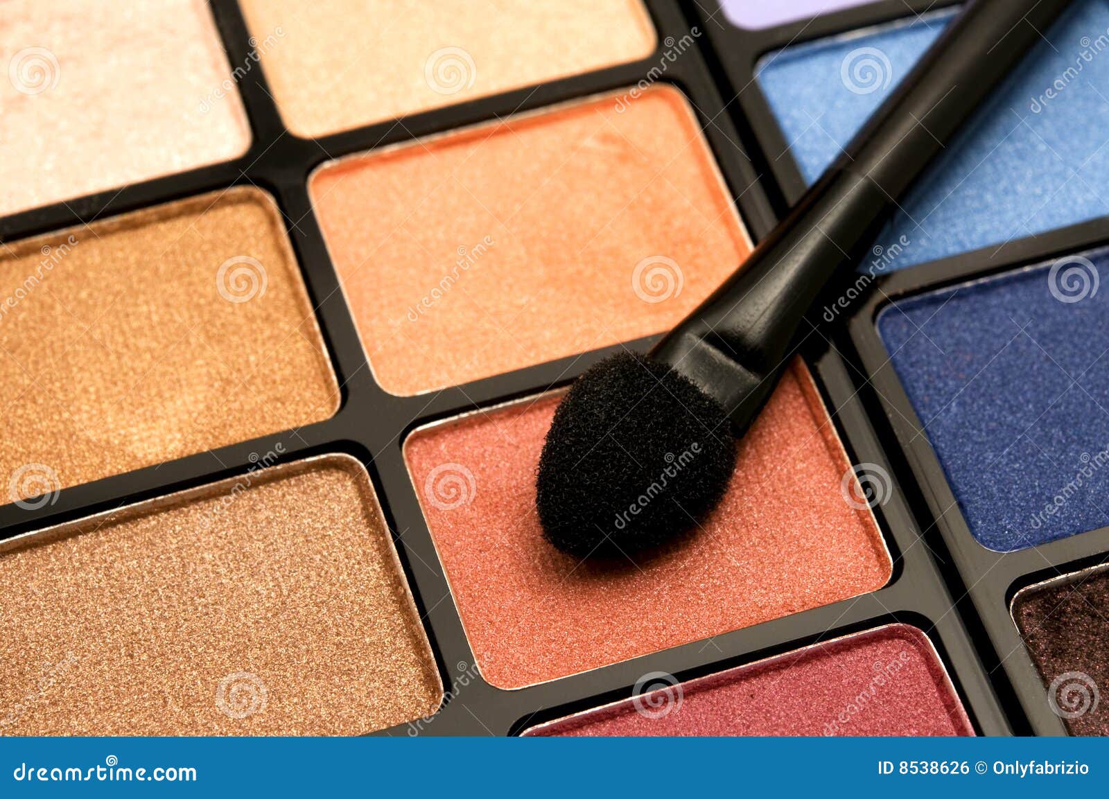 Eye Shadow stock photo. Image of palette, brush, shadow - 8538626