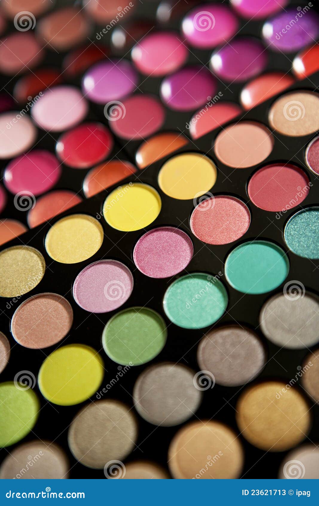 Eye shadow cosmetics stock image. Image of colorful, green - 23621713