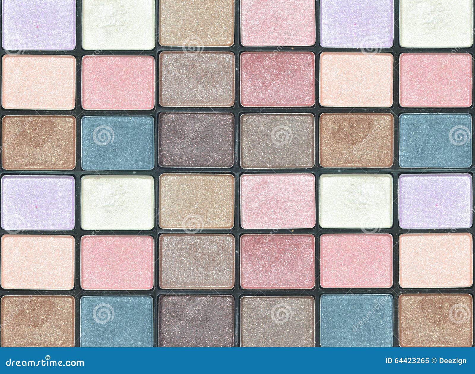 Eye Shadow Cosmetics Palette Stock Image - Image of fashion, color ...