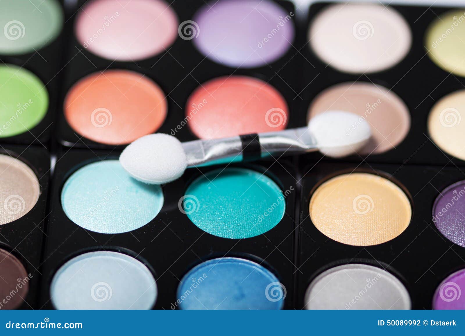 Eye shadow stock photo. Image of color, paint, multicolor - 50089992