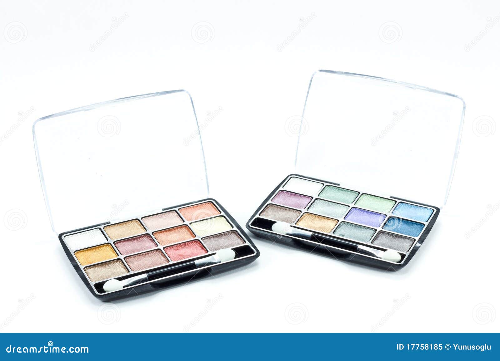 Eye shadow kit stock image. Image of facial, powders - 17758185