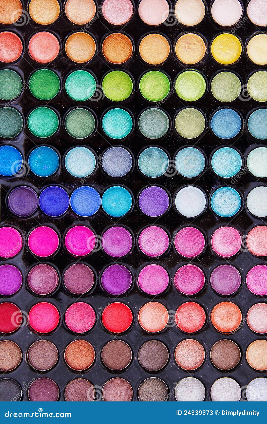 Eye shadow kit stock image. Image of macro, collection - 24339373