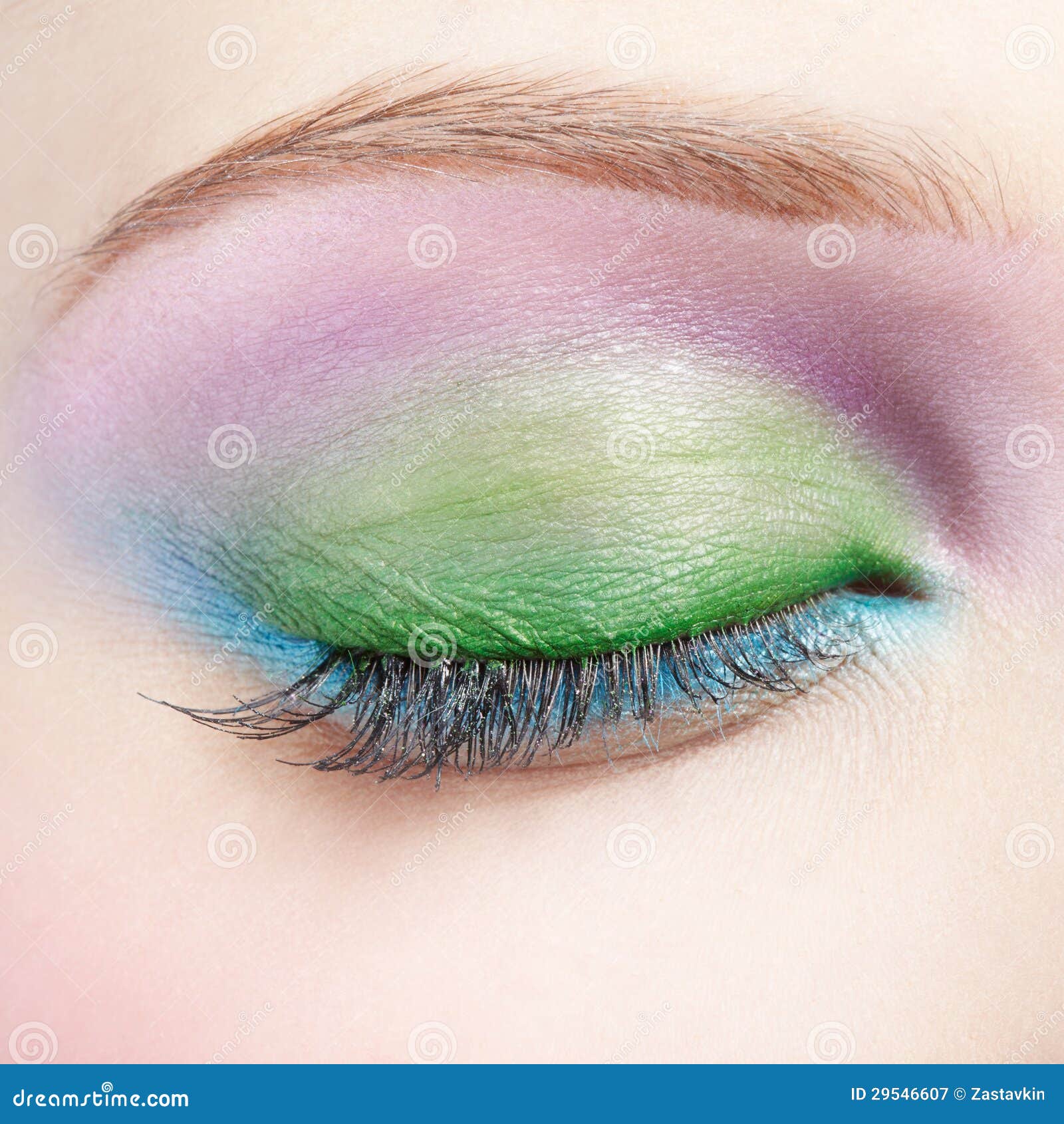 Eye shadow make up stock image. Image of female, expression - 29546607