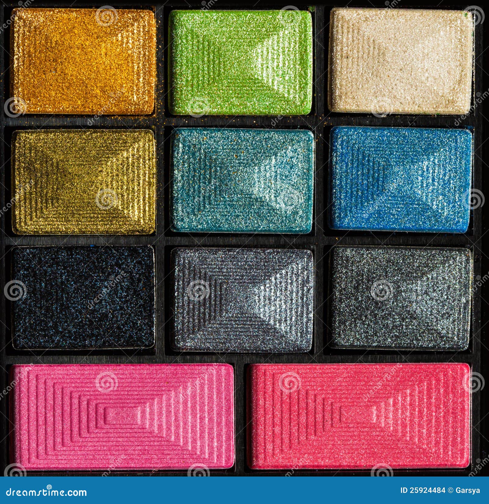 Eye shadow set stock photo. Image of cosmetic, collection - 25924484