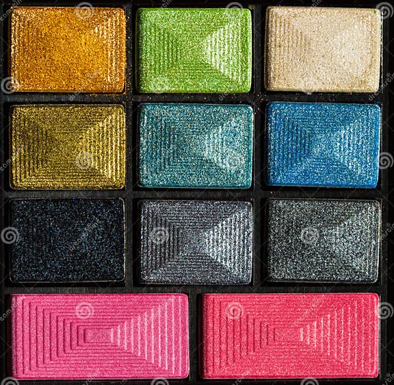 Eye shadow set stock photo. Image of cosmetic, collection - 25924484