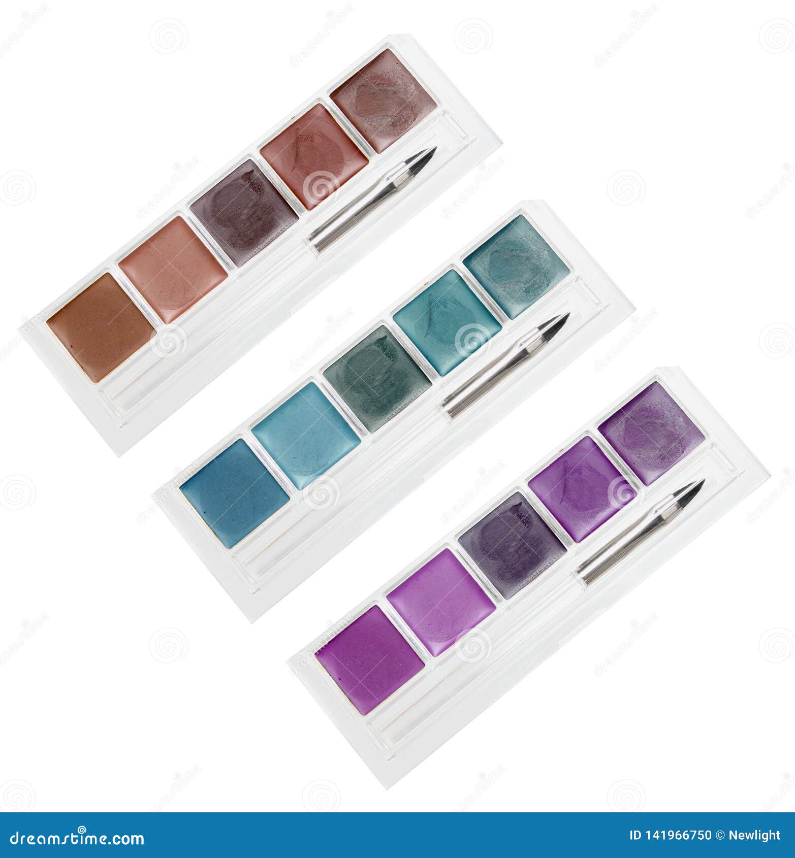 Eye Shadow Sets stock photo. Image of compact, sets - 141966750