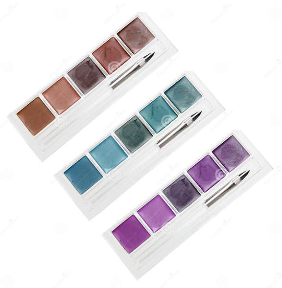 Eye Shadow Sets stock photo. Image of compact, sets - 141966750