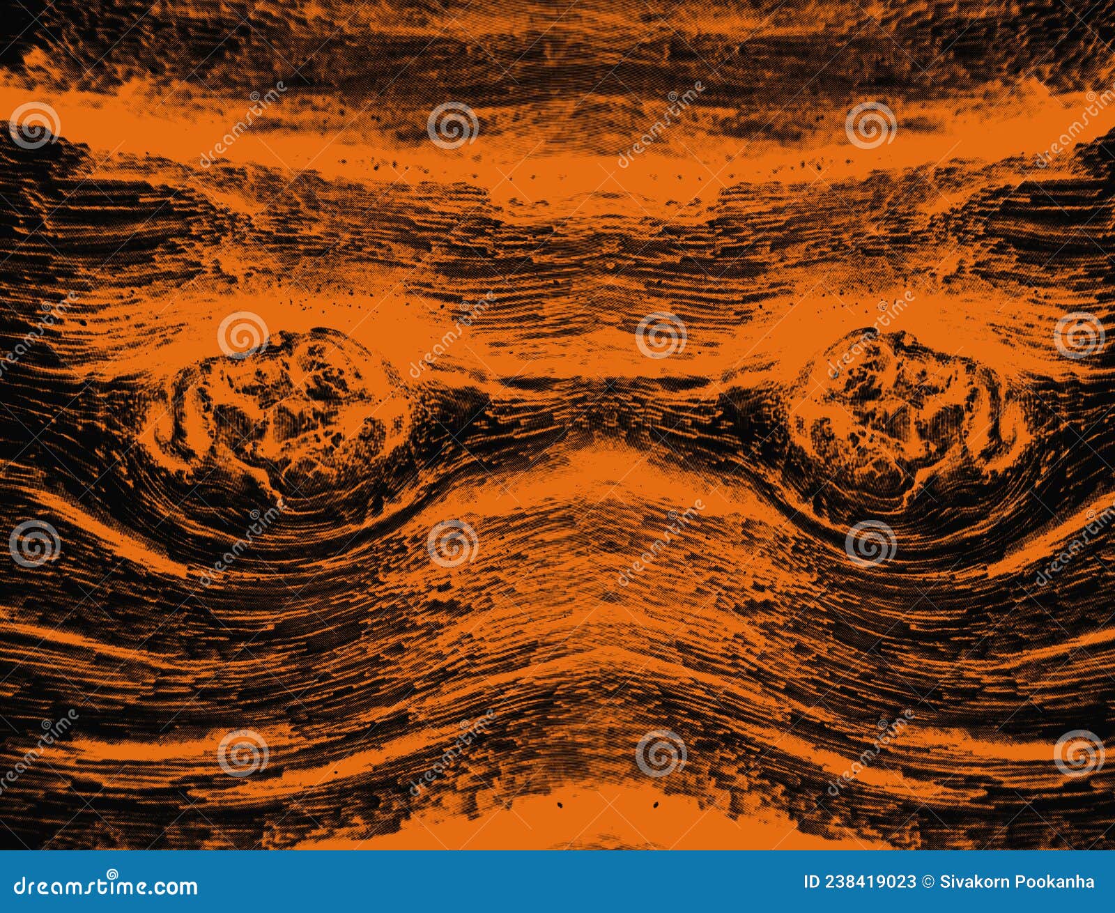 Eye-shaped Orange Texture for Background Designs or Illustrations Stock ...