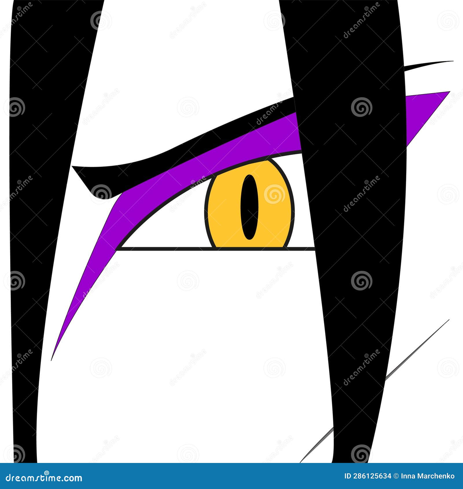 Eye Sharingan. Flat Design Style Vector Illustration Stock Vector ...