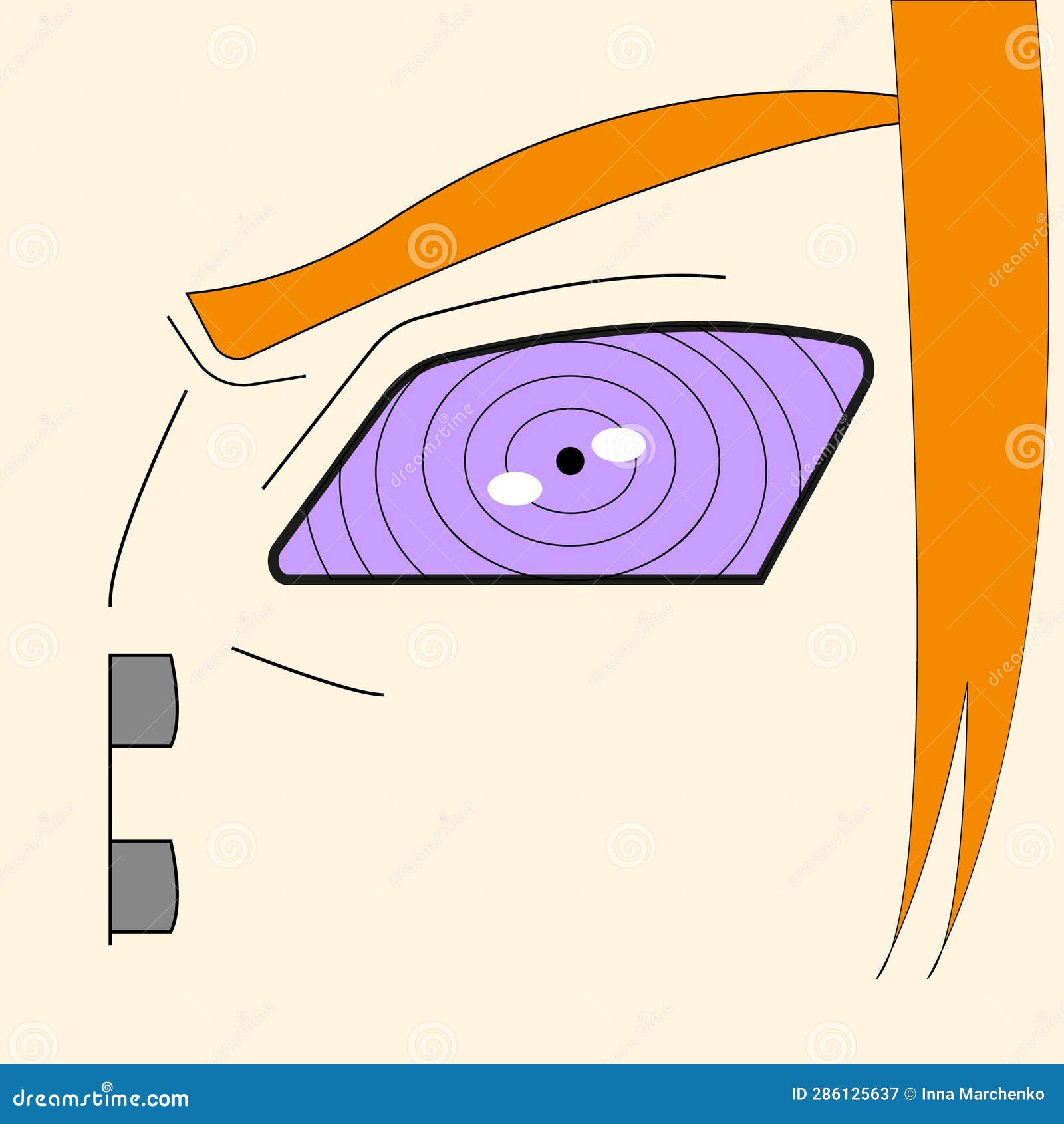 Set Of Eye Sharingan. Flat Design Style Vector Illustration. Set Of Eye ...