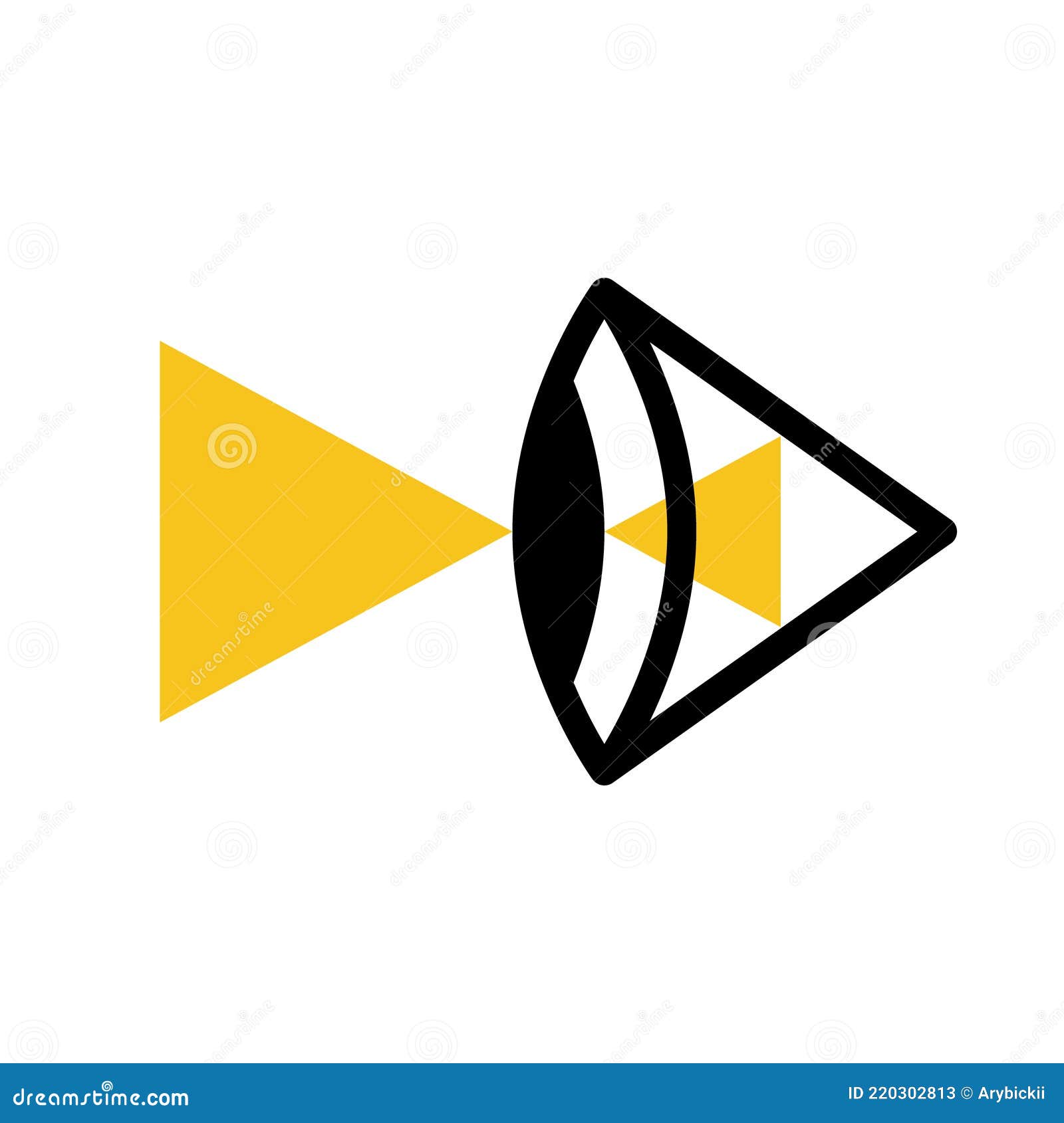 Eye Side Icon, Vector Illustration Stock Vector - Illustration of ...