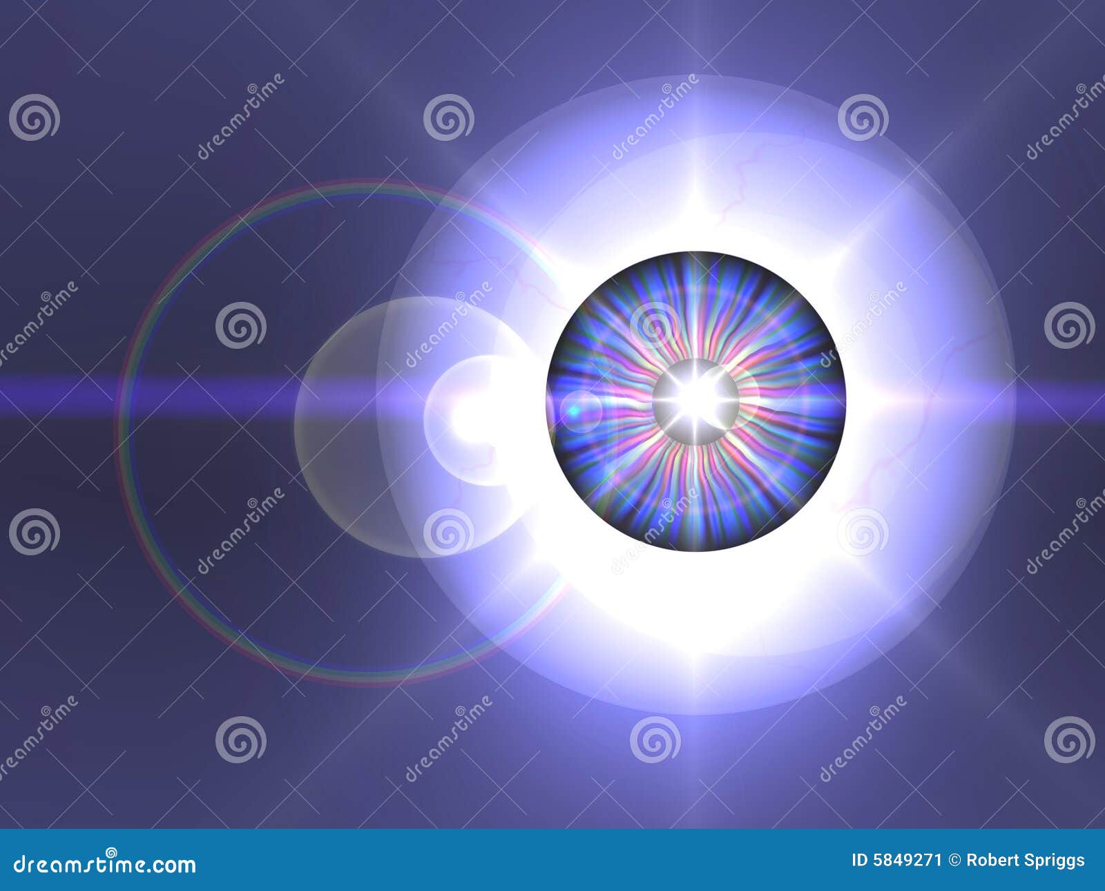Eye Star stock illustration. Illustration of abstract - 5849271