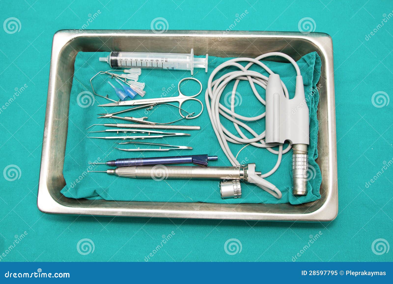 Eye Surgery Set ,set of Surgical Instrument Stock Image - Image of ...