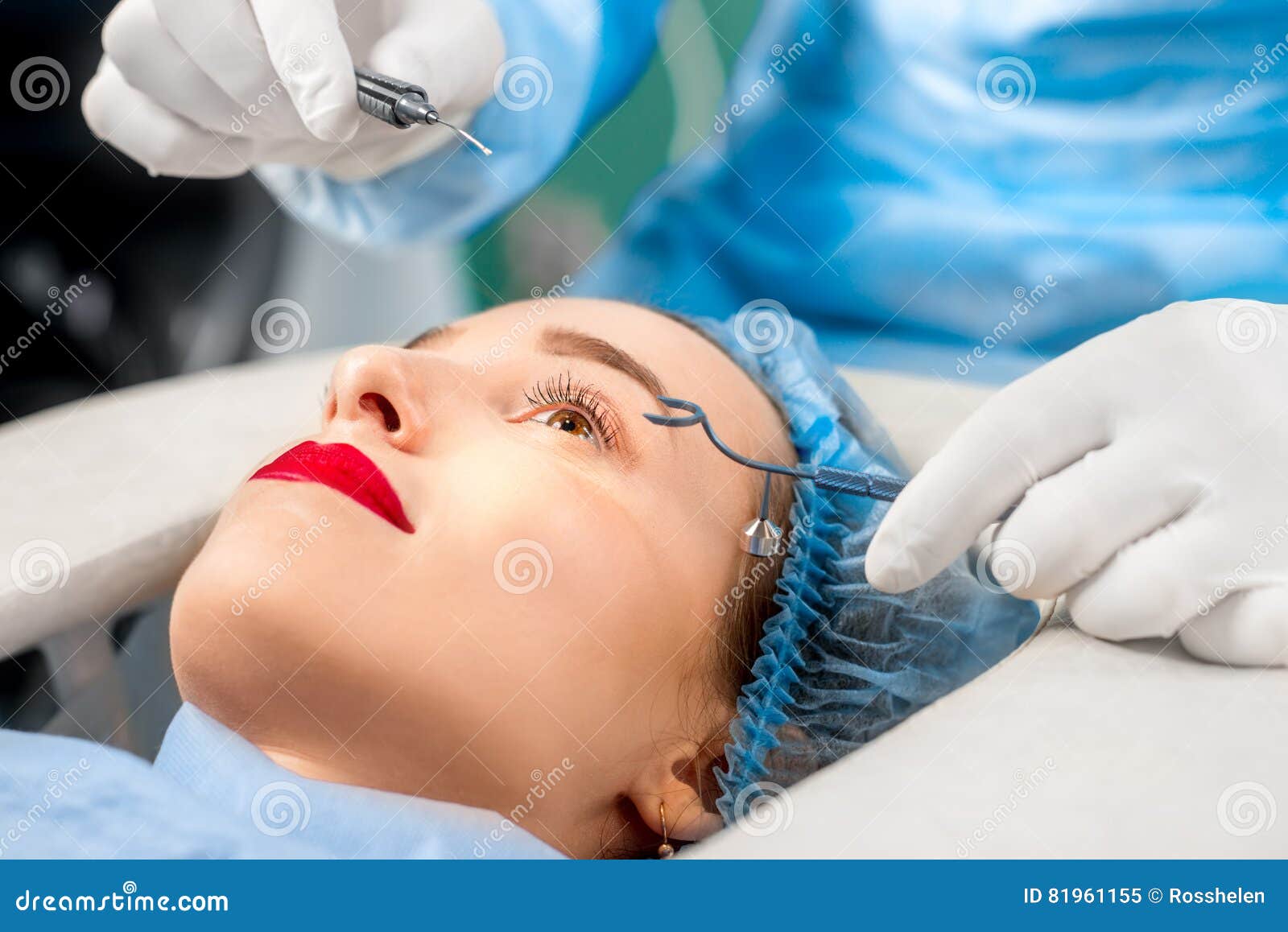 Eye surgical operation stock image. Image of hospital - 81961155