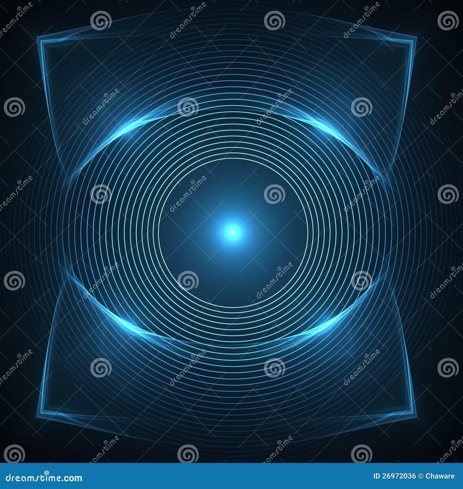 Eye for Surveillance Vigilance and Observation Stock Illustration ...