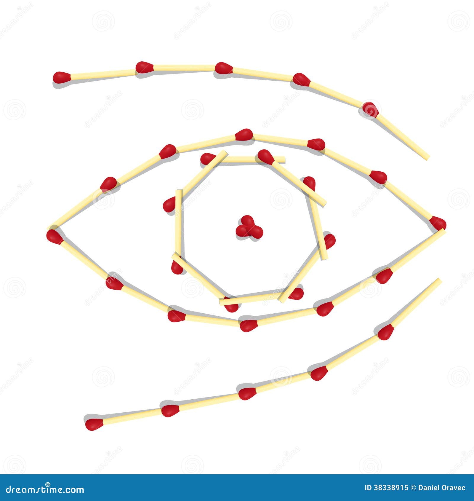 Eye Symbol Made from Matches Stock Vector - Illustration of match, sign ...