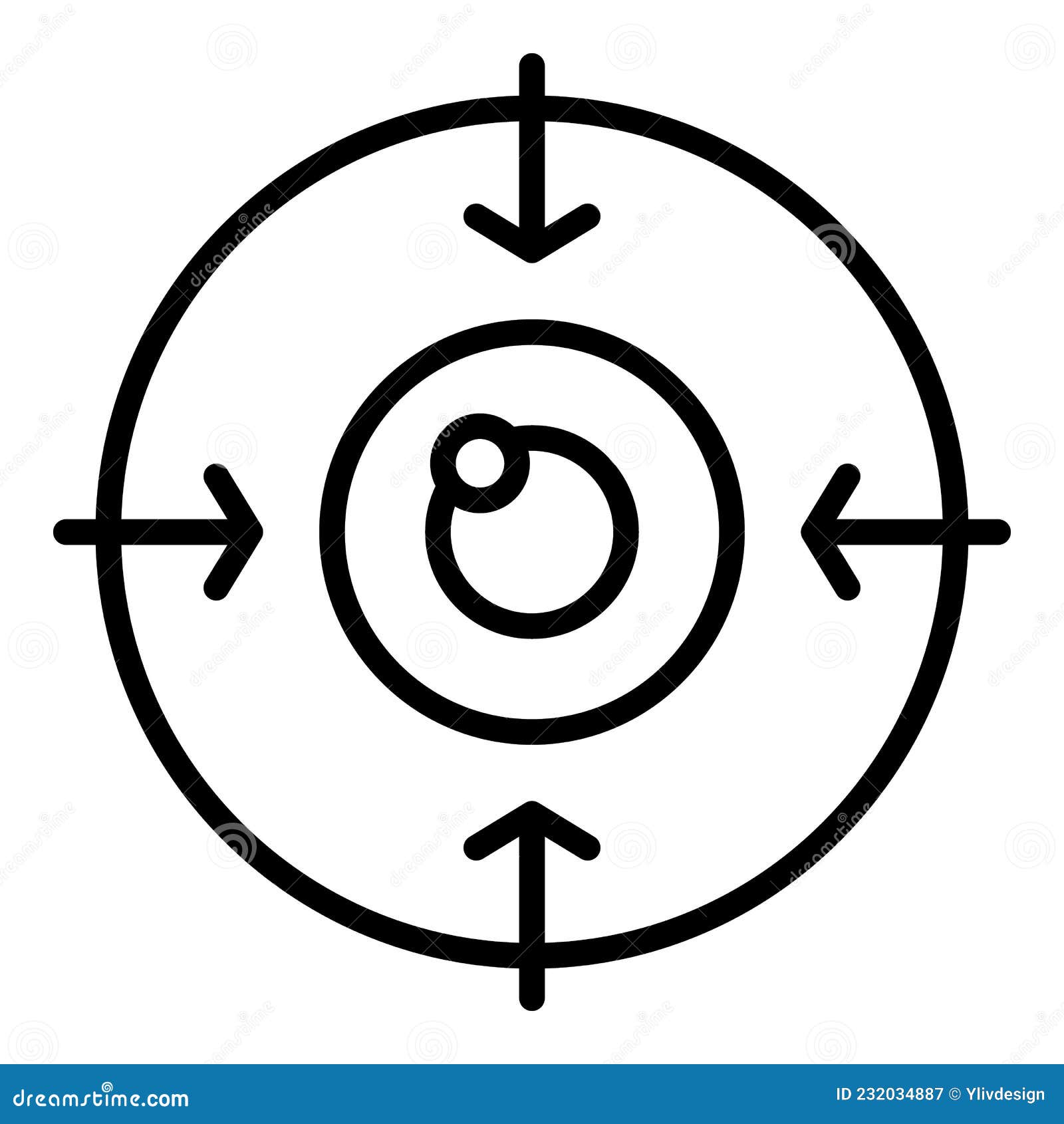 Eye Target Icon Outline Vector. Perception Visual Stock Vector ... Eye Target Icon Outline Vector. Perception Visual Stock Vector ...