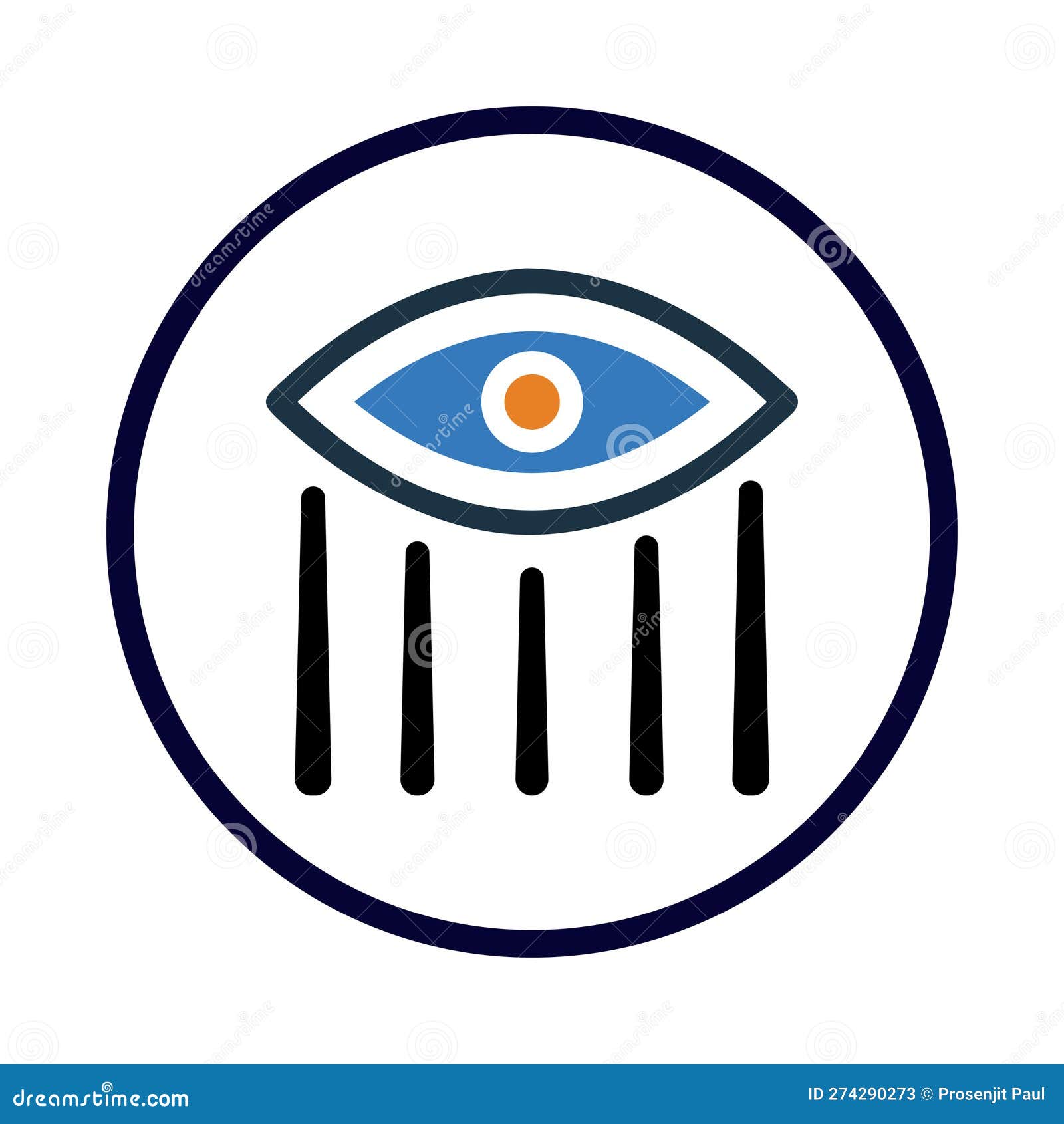 Eye, Tear, Eyeball, Eye Tear Icon Stock Vector - Illustration of sawing ...