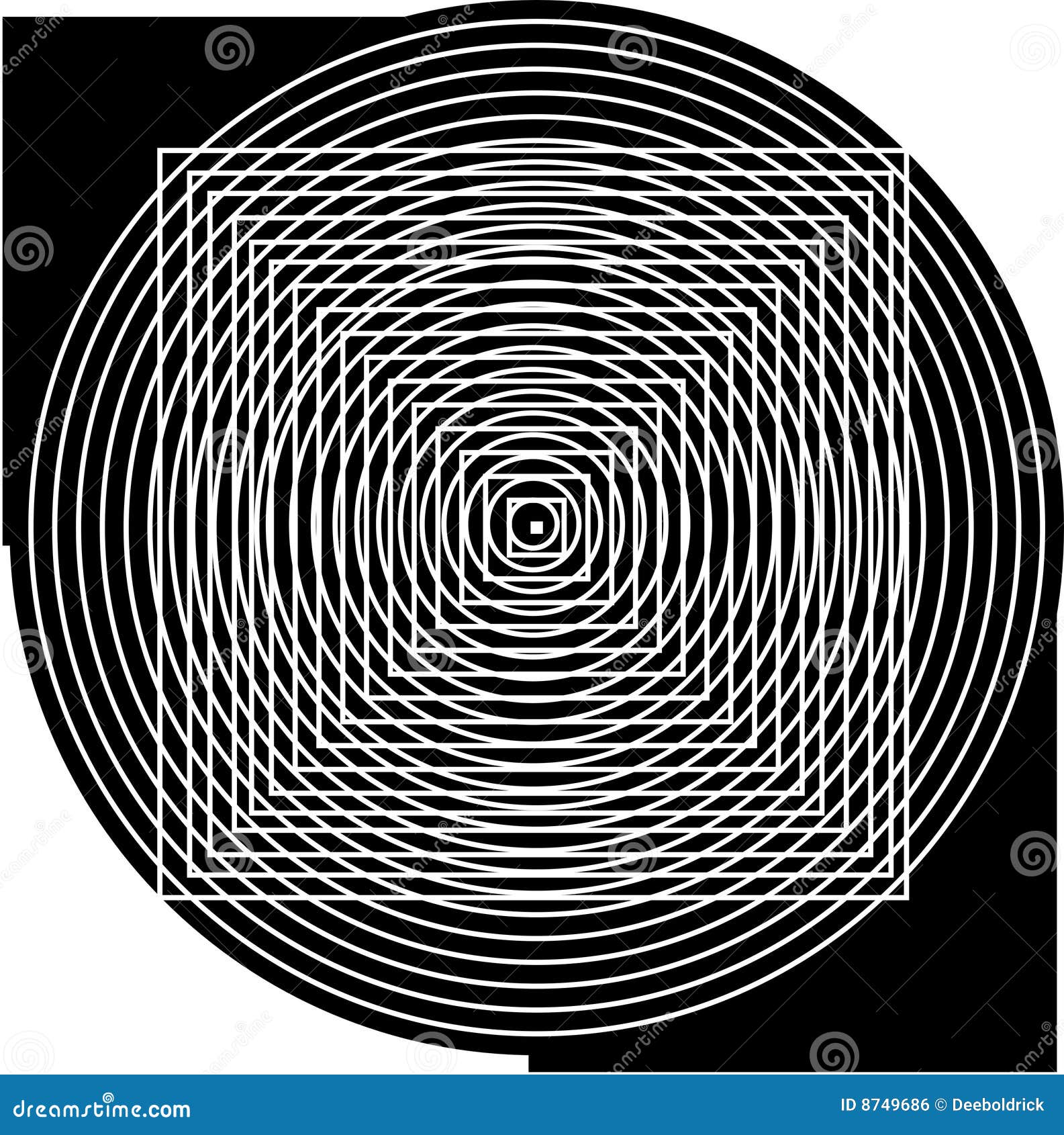 Eye teaser stock vector. Illustration of center, delusion - 8749686