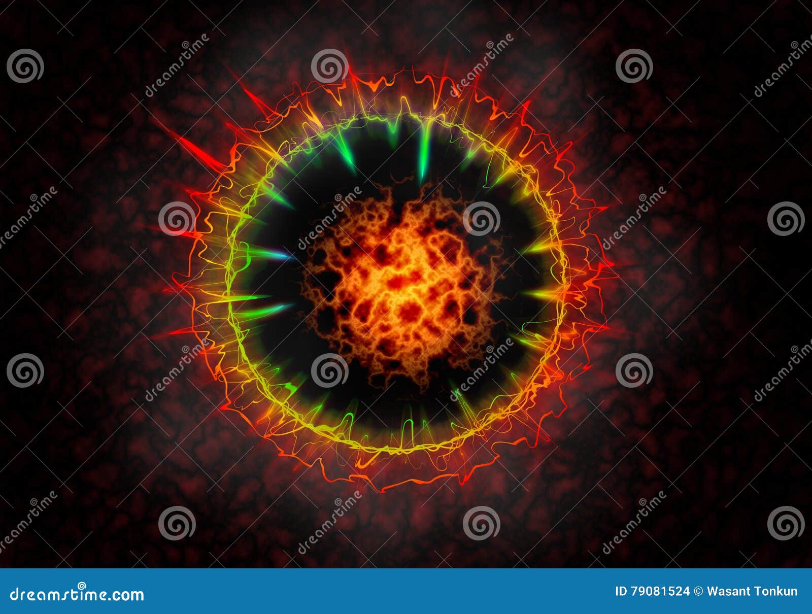 Eye techno wave stock illustration. Illustration of funky - 79081524