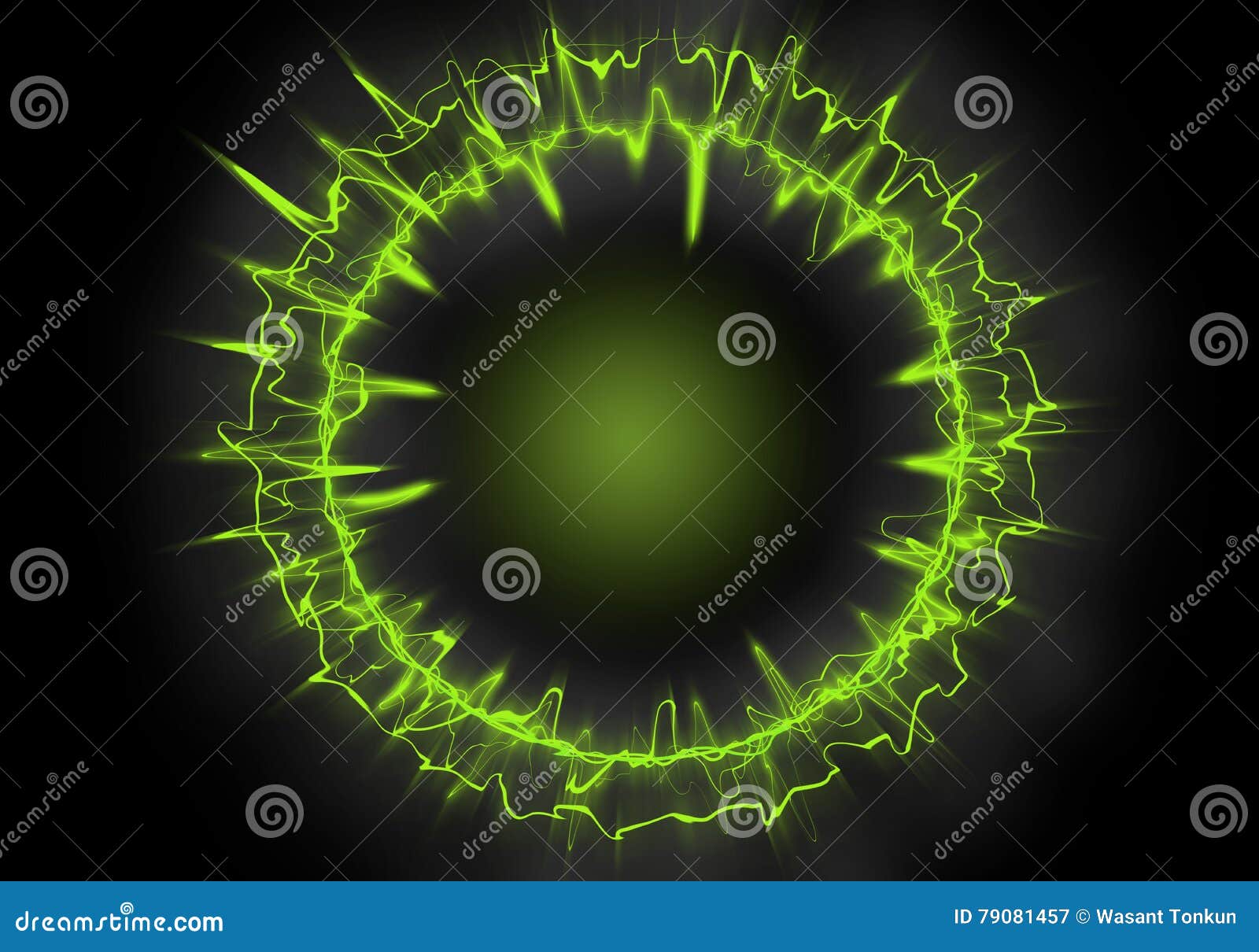 Eye techno wave stock illustration. Illustration of brightly - 79081457