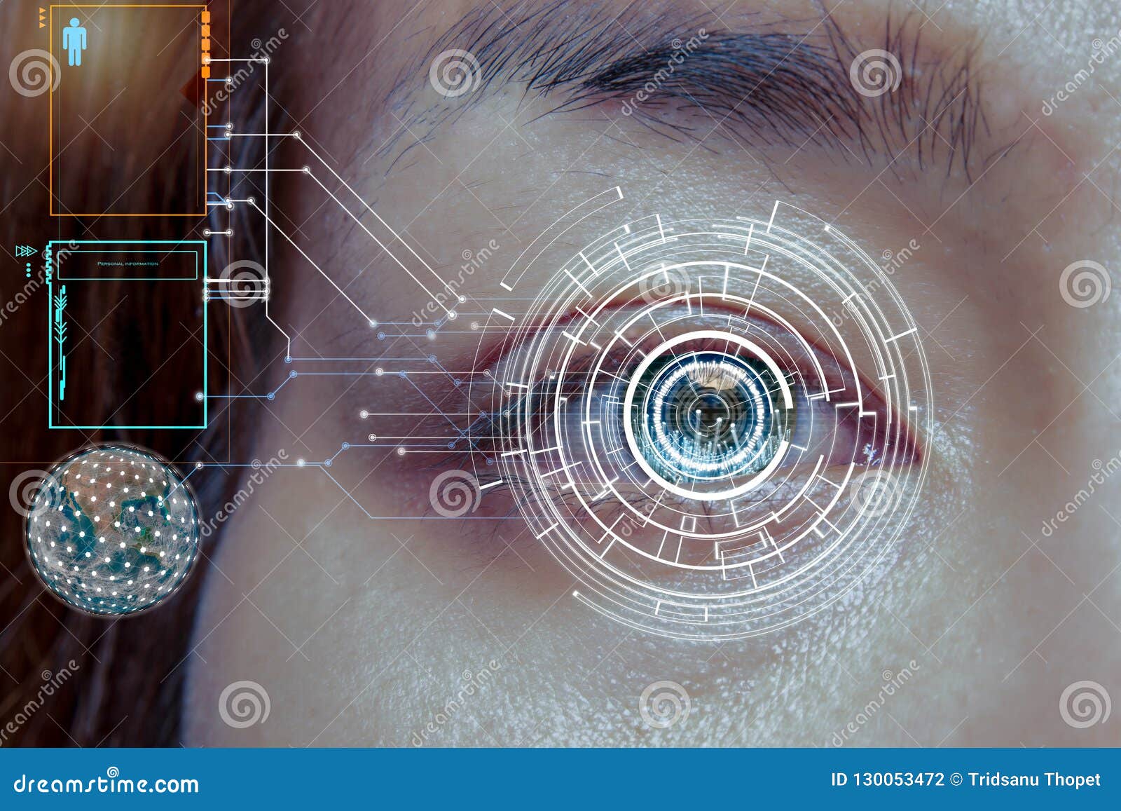 Eye Technology for Improve Good Vision Stock Photo - Image of ...