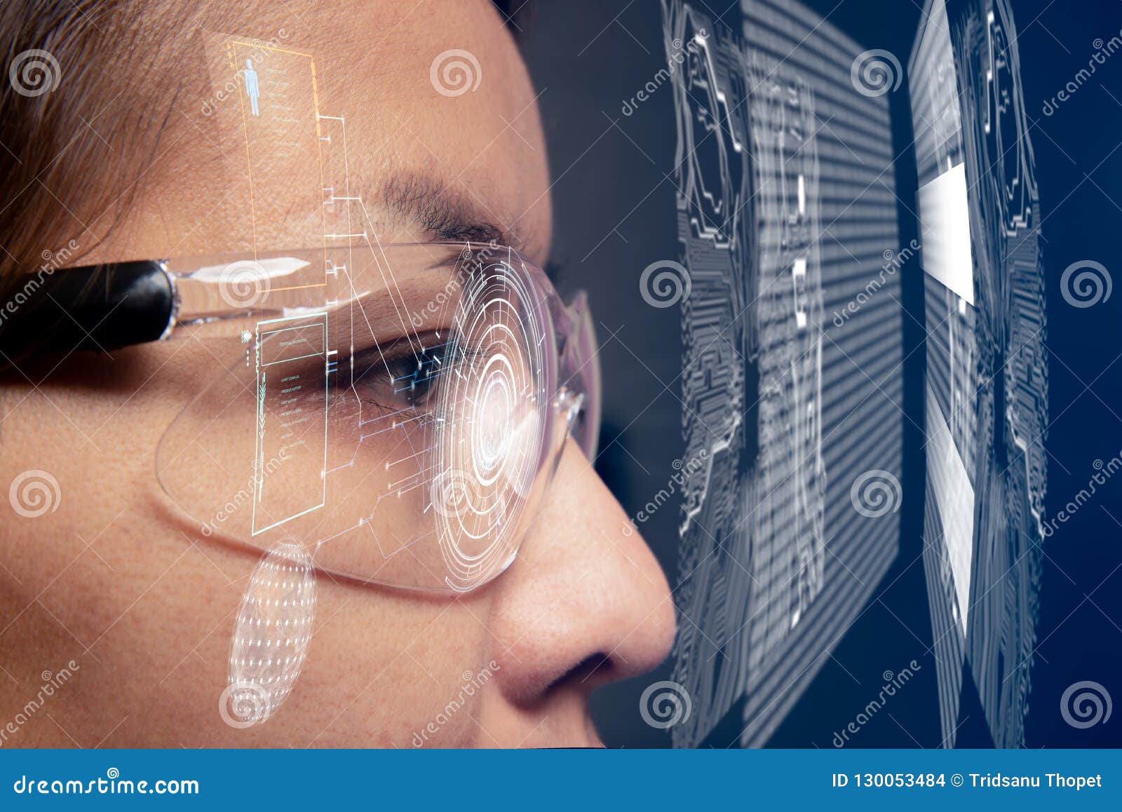 Eye Technology for Improve Good Vision Stock Photo - Image of ...