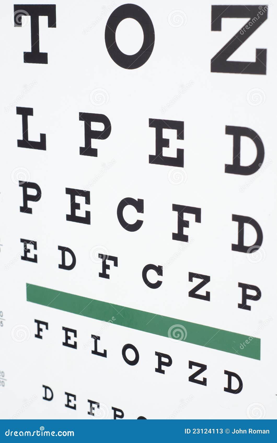 Eye test stock image. Image of text, optometrist, letters - 23124113