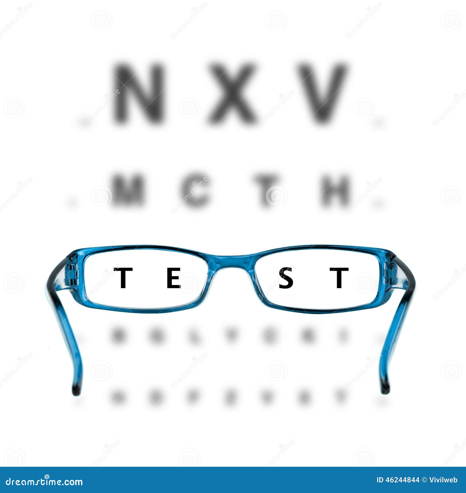 Eye test stock photo. Image of optical, ophthalmology - 46244844