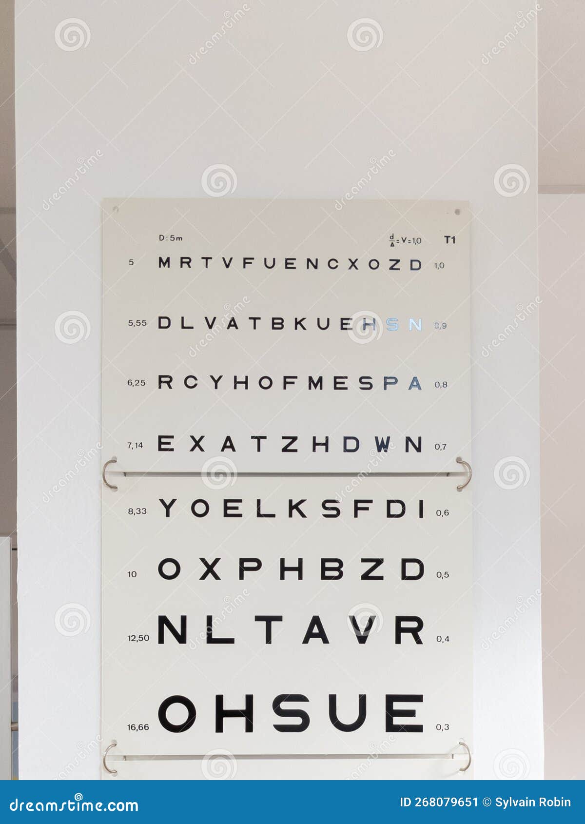 Eye Testing Board Optic for Verification of the Patient Optician ...
