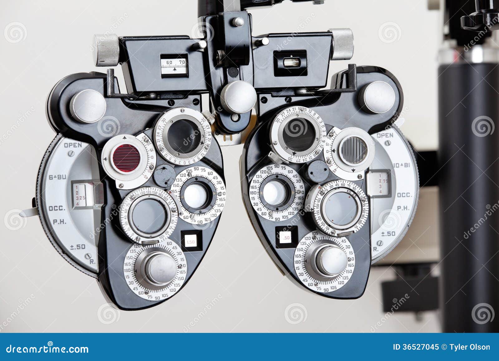 Eye Testing Equipment stock image. Image of instrument - 36527045