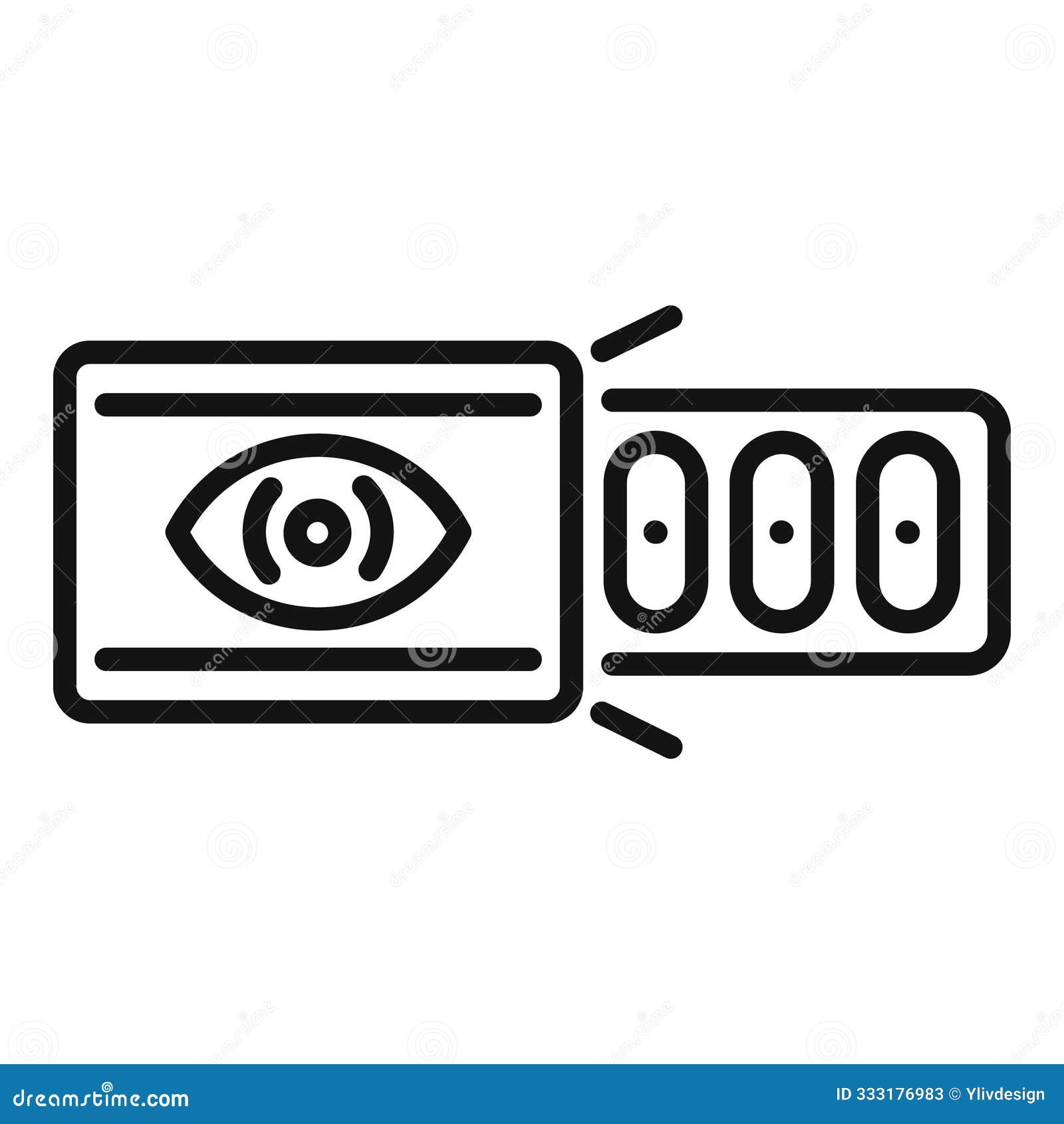 Eye Tracking Device Measuring Brain Activity with Modern Sensors Stock ...