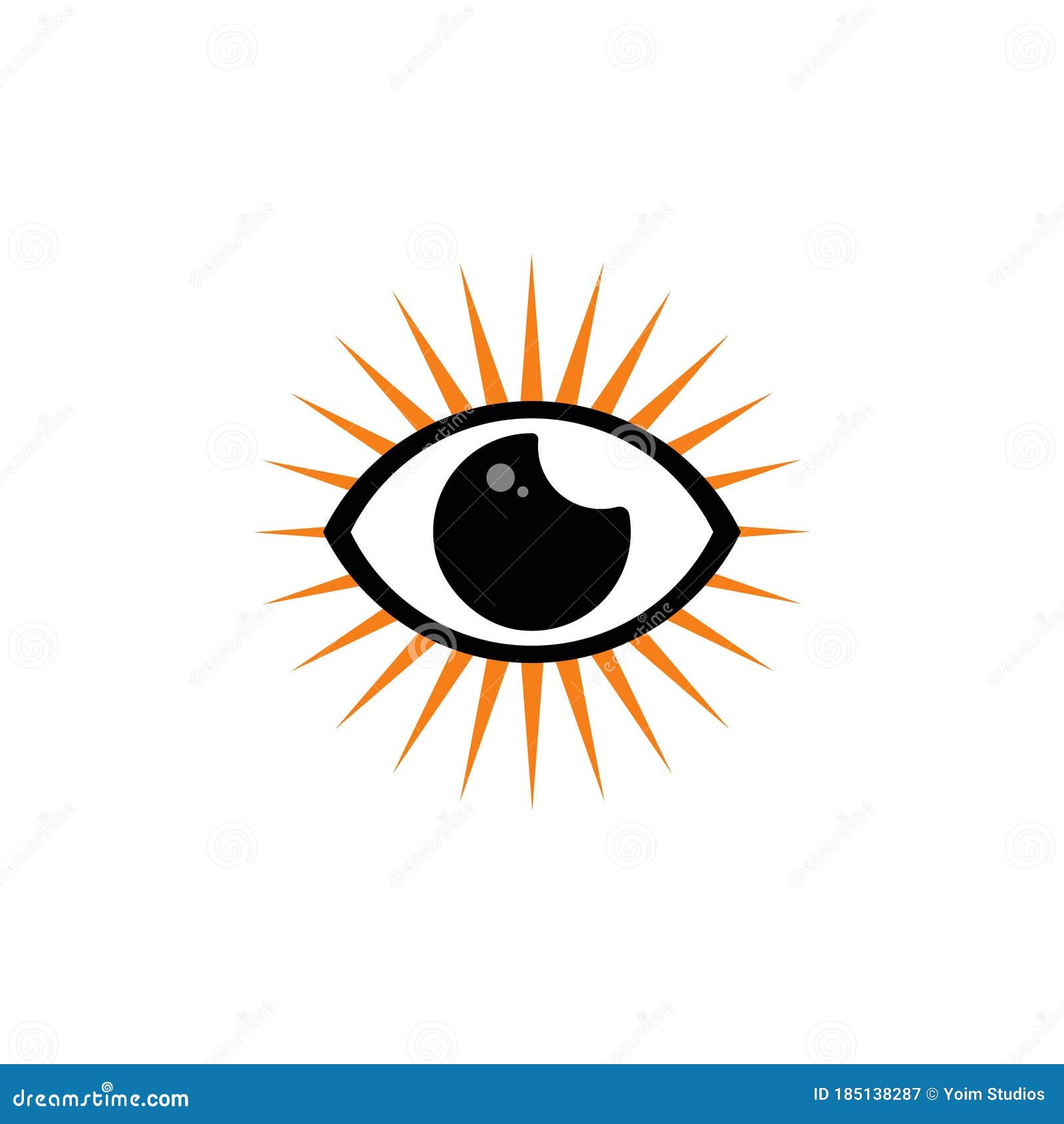 Eye Vector Design Template Illustration Stock Vector - Illustration of ...