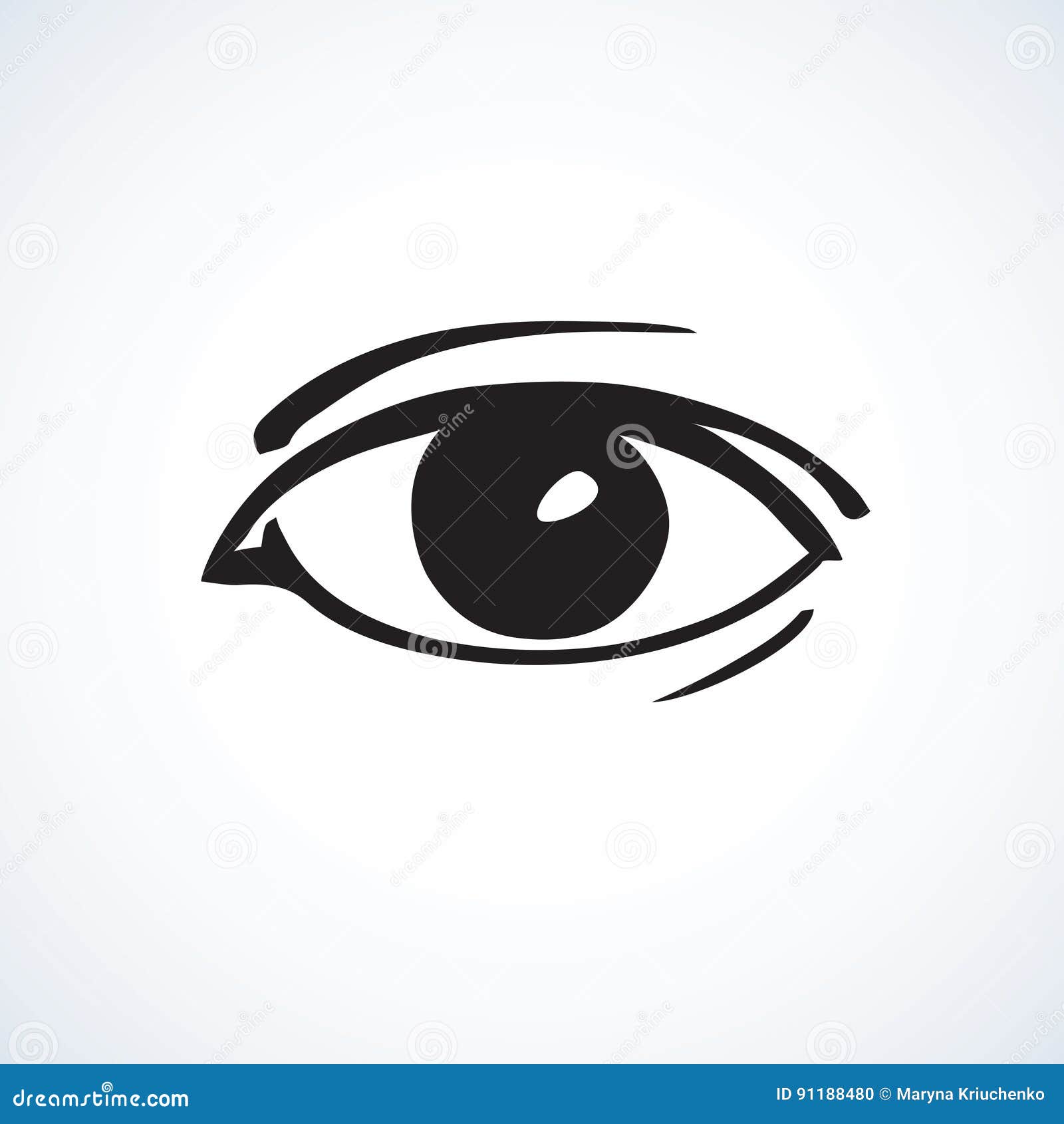 Eye. Vector Drawing | CartoonDealer.com #91188480