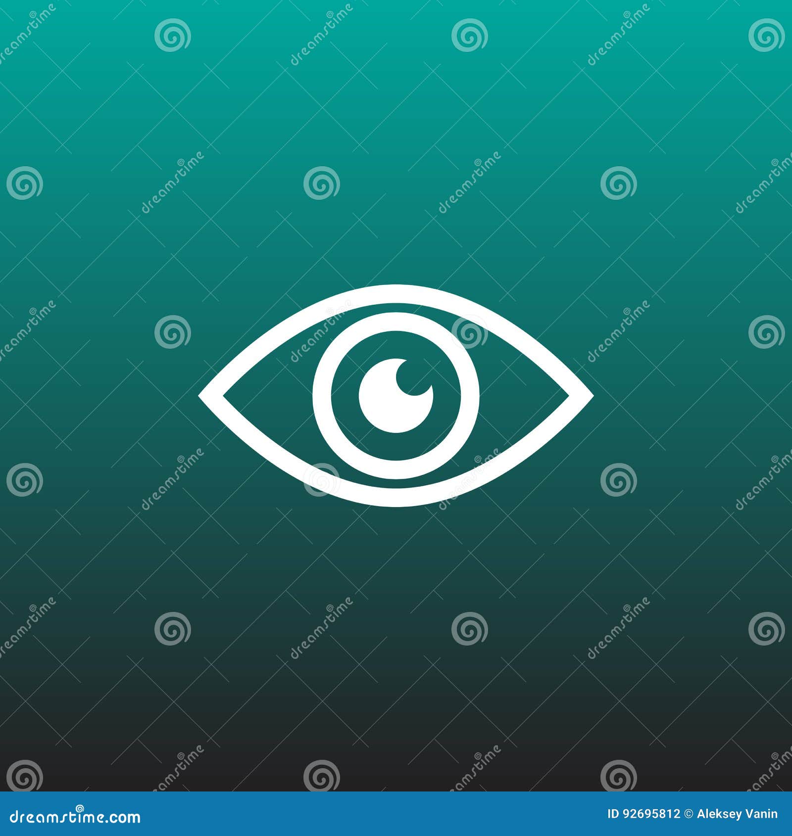 Eye Vector Icon Illustration Graphic Design. Stock Vector ...