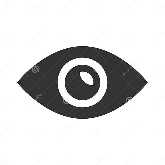 Eye view icon stock vector. Illustration of preview - 274944877