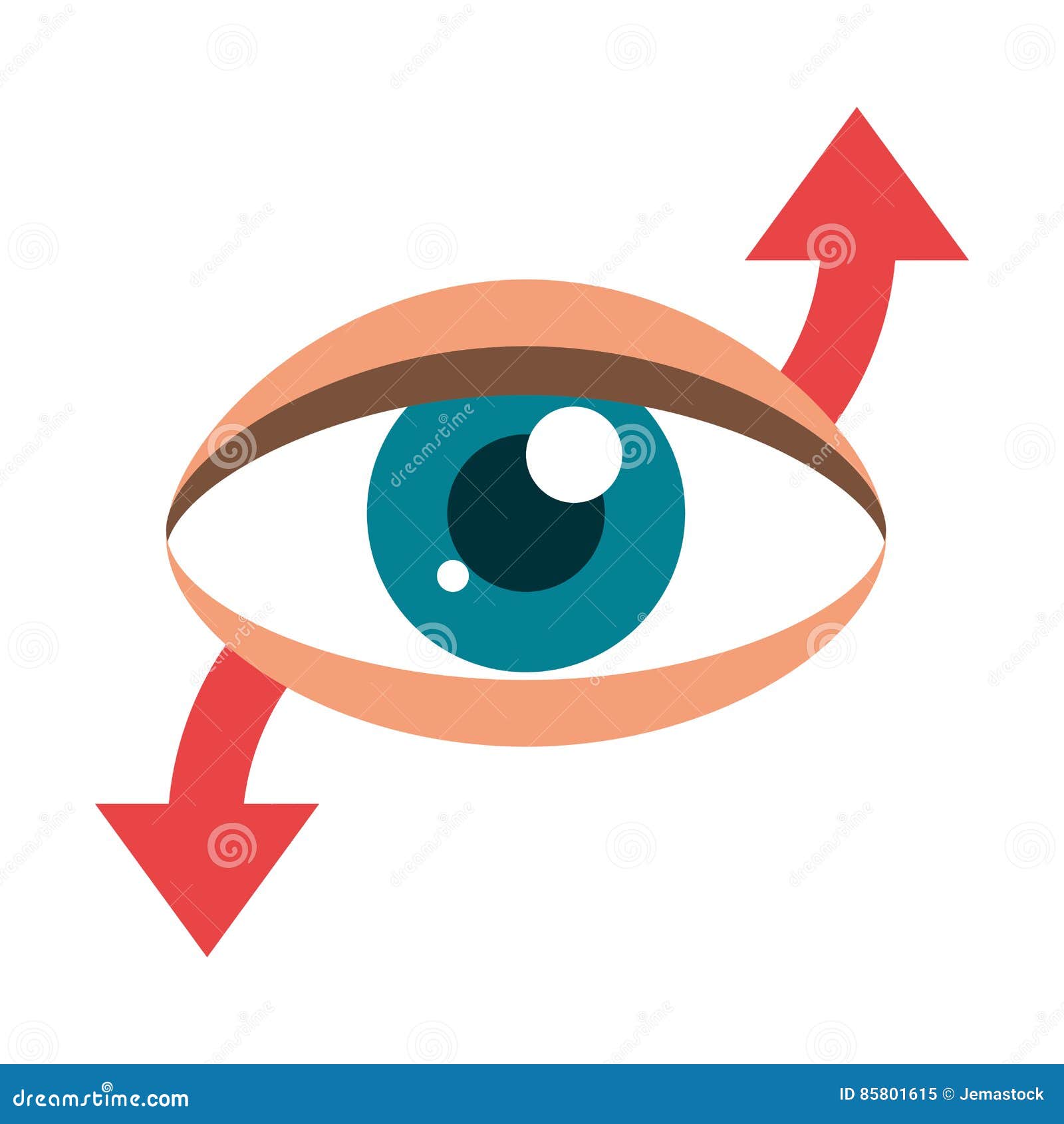 Eye Virtual Reality 360 Degree Stock Vector - Illustration of digital ...