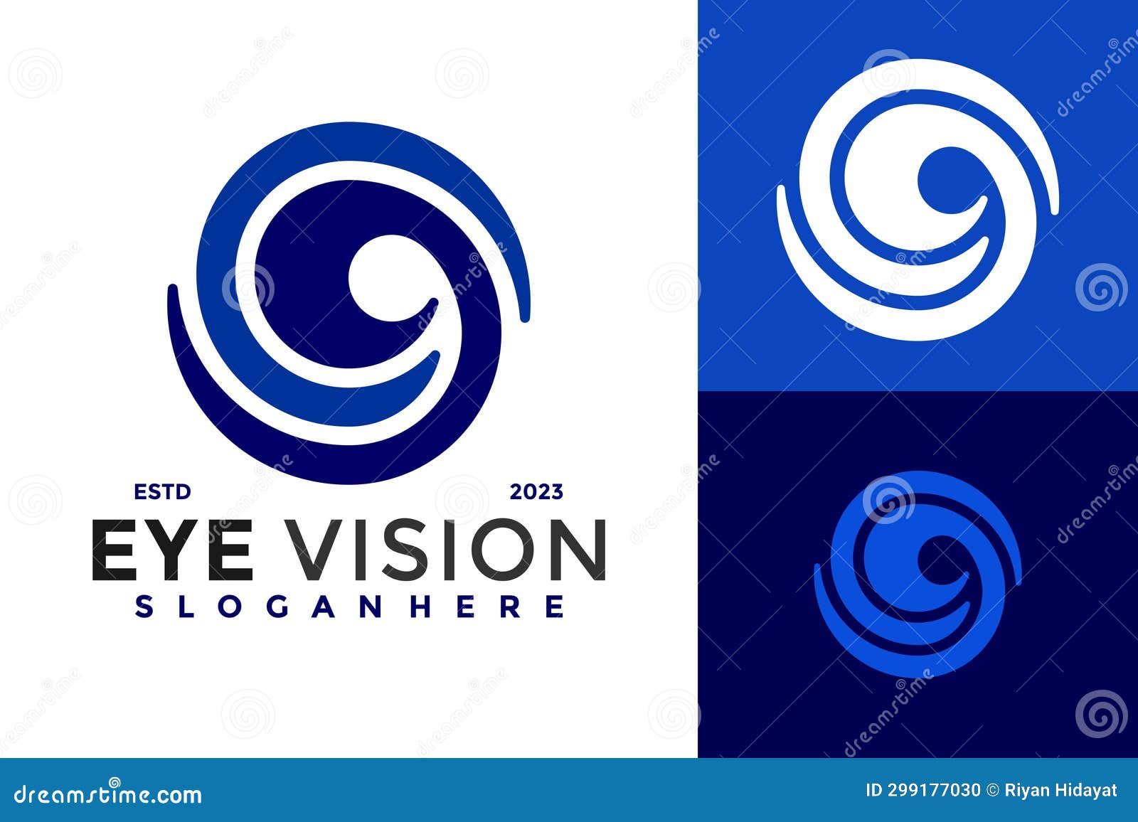 Eye Vision Logo Design Vector Symbol Icon Illustration Stock Vector - Illustration of optic ...