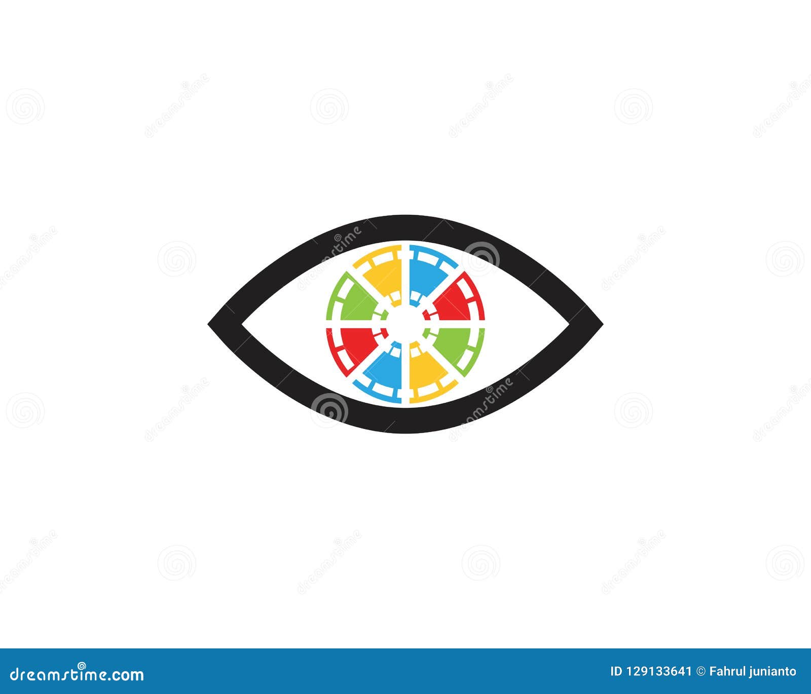Eye Vision Logo Vector Template Stock Vector - Illustration of icon ...