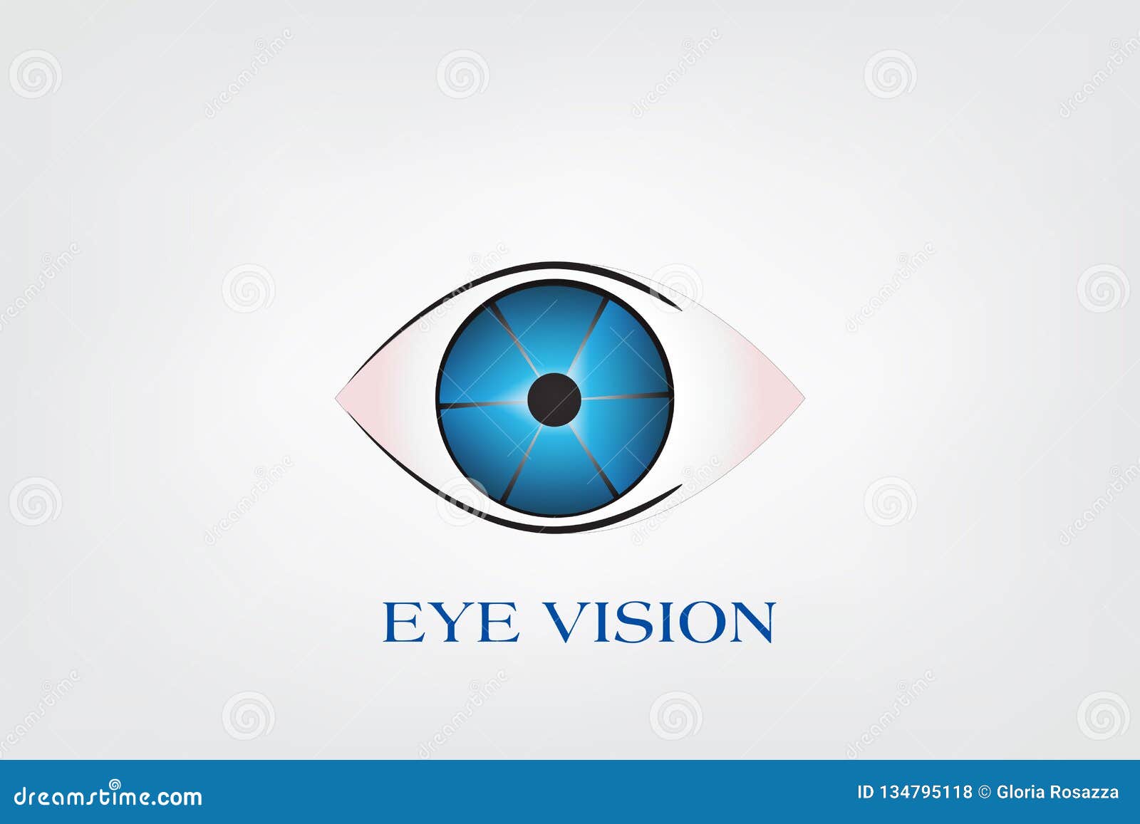 Eye Vision Vector Image Logo Stock Vector - Illustration of businesses ...