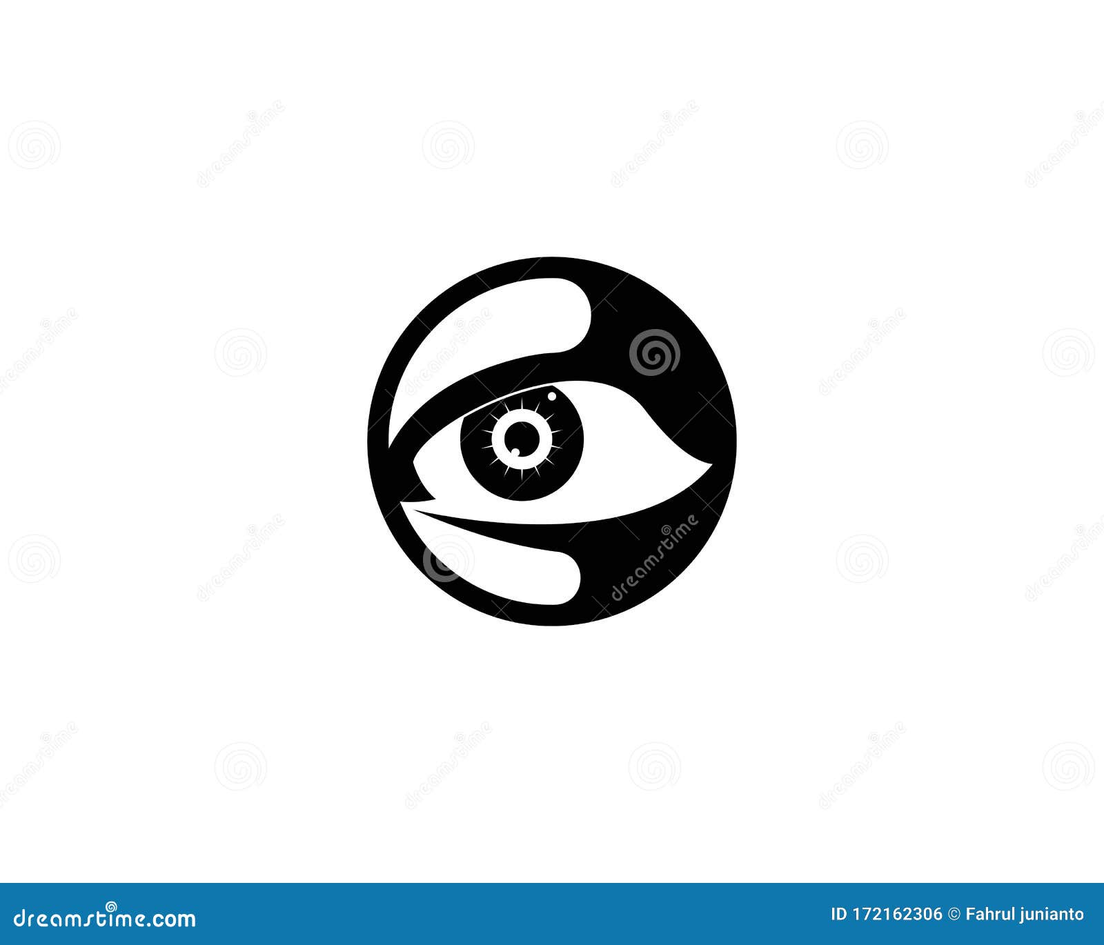 Eye Visual Logo Vector Illustration Stock Vector - Illustration of ...